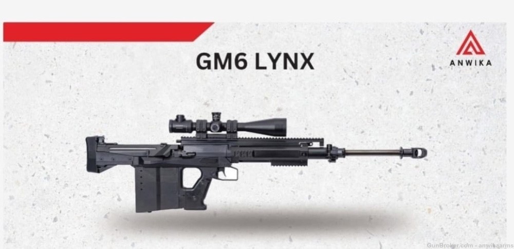 Anwikaarms GM6 LYNX .50 CAL - Semi Auto Rifles at GunBroker.com : 1016000230