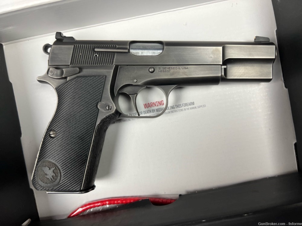 Nighthawk Custom Hi-Power / Springfield SA-35 w/ Smoked Nitride Finish ...