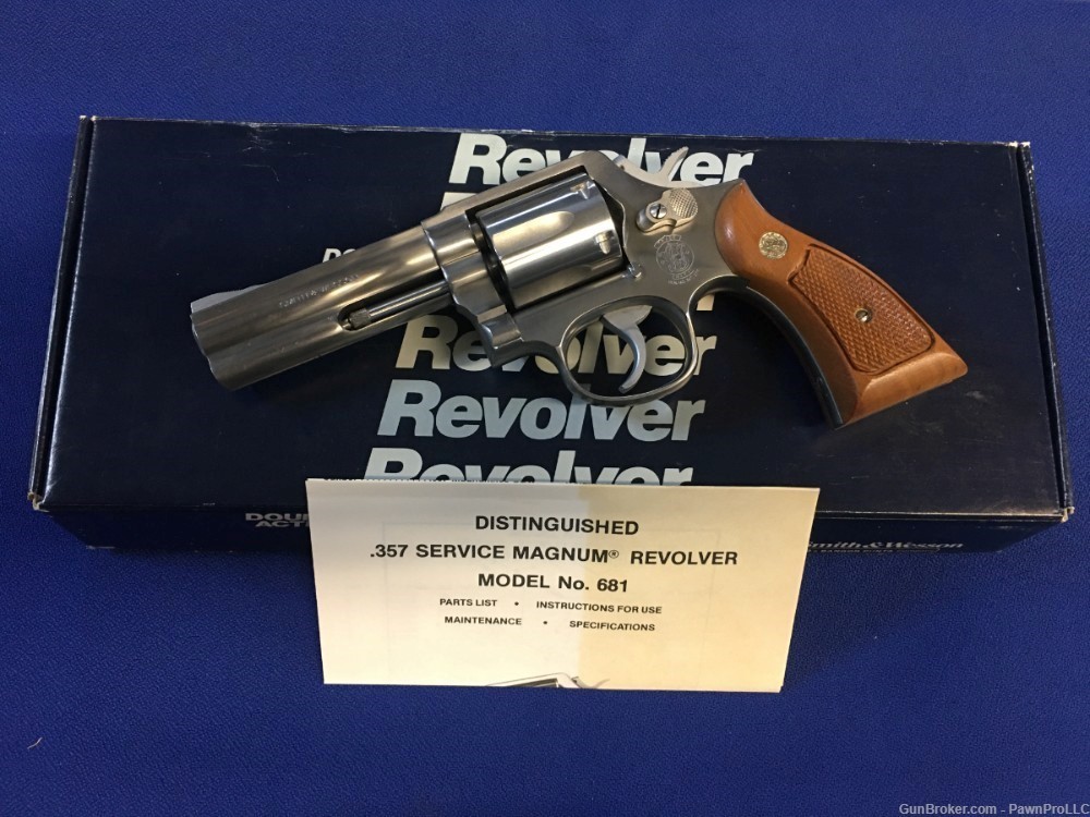 Smith & Wesson model 681, comes w/ factory box & papers, .357 magnum ...