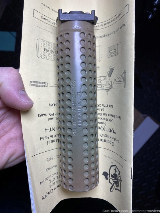 Knight's Armament KAC 5.56mm QDSS NT4 Suppressor Taupe Tan - Silencers ...
