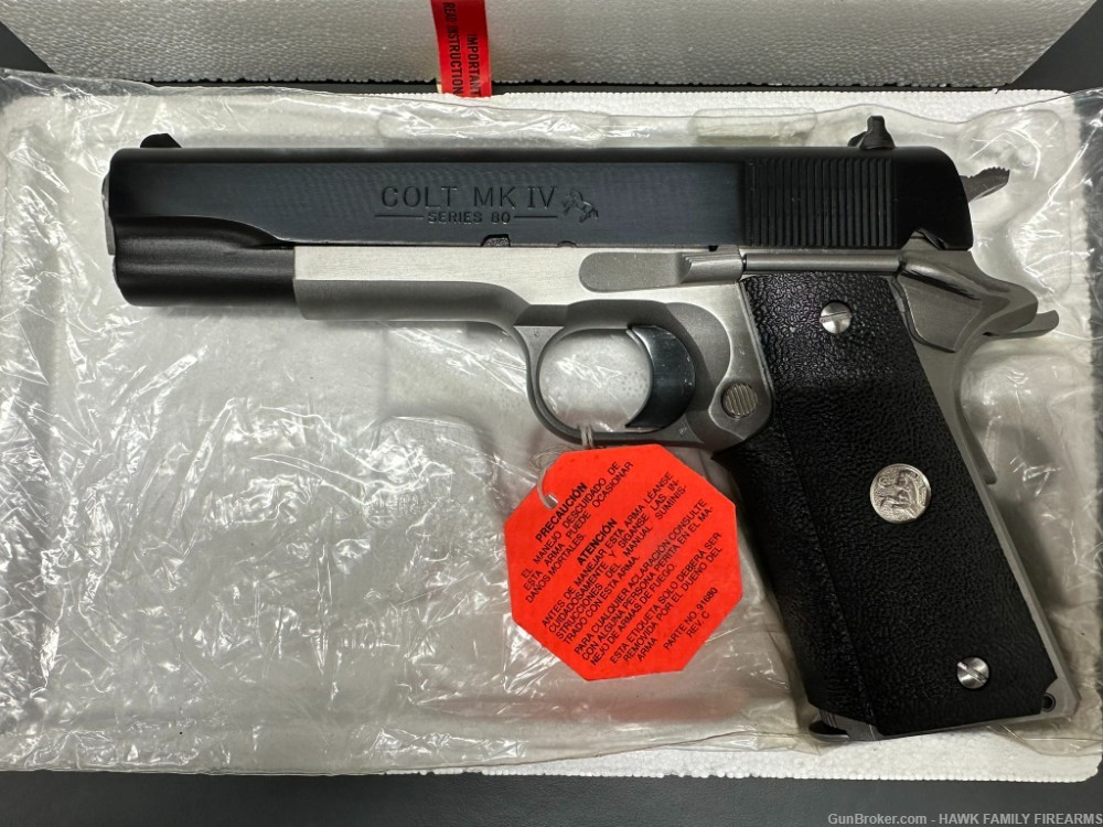 COLT COMBAT ELITE MKIV SERIES 80 1911 *NEW OLD STOCK*ONLY FACTORY FIRED ...