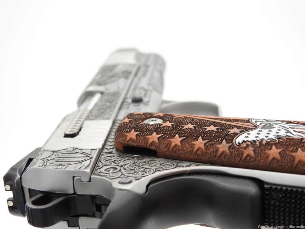 Rare Custom Engraved S&W Smith & Wesson 1911 E Series 45 ACP US Patriot ...