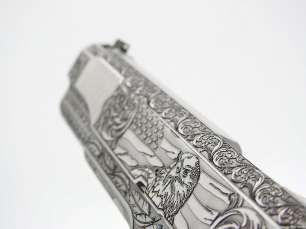 Rare Custom Engraved S&W Smith & Wesson 1911 E Series 45 ACP US Patriot ...