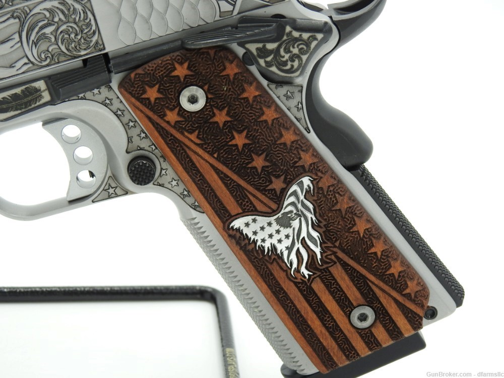 Rare Custom Engraved S&W Smith & Wesson 1911 E Series 45 ACP US Patriot ...