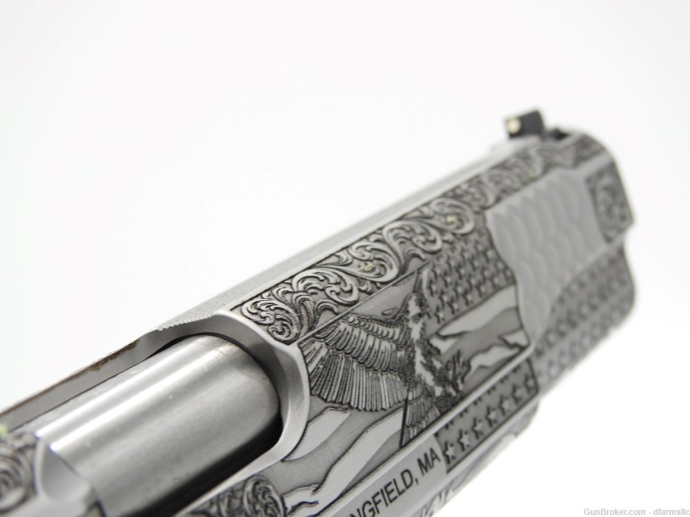 Rare Custom Engraved S&W Smith & Wesson 1911 E Series 45 ACP US Patriot ...