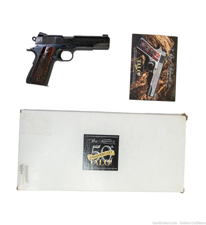Colt 1911 Government Ray Armand JR 45ACP 5" TALO 50th Anniversary 1 of ...