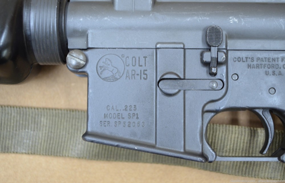 Transferable Colt AR-15 SP1 Machine Gun Full Auto .223 Rem M16 ...
