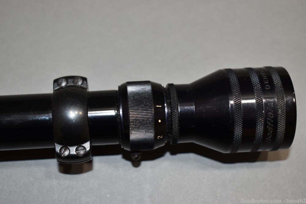 Redfield 1x-4x Rifle Scope W/Base & Rings Duplex Reticle - Gun Scopes ...