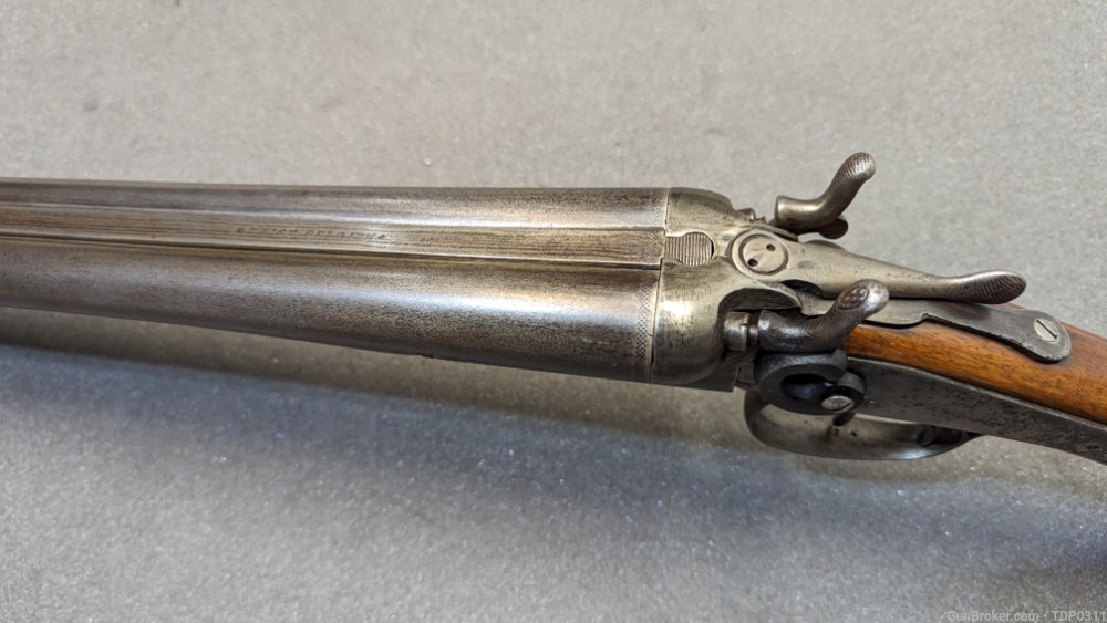 W.H. Hamilton Belgian Side by Side 12 Gauge SXS Damascus PENNY STEEL ...