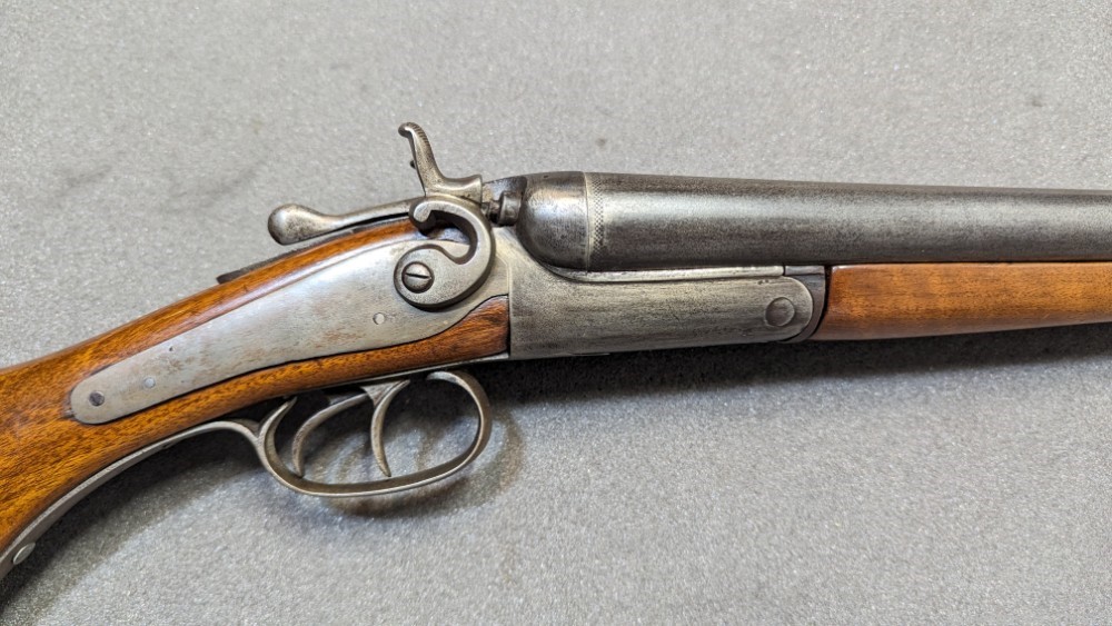 W.H. Hamilton Belgian Side by Side 12 Gauge SXS Damascus PENNY STEEL ...