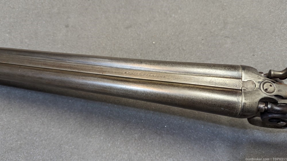 W.H. Hamilton Belgian Side by Side 12 Gauge SXS Damascus PENNY STEEL ...