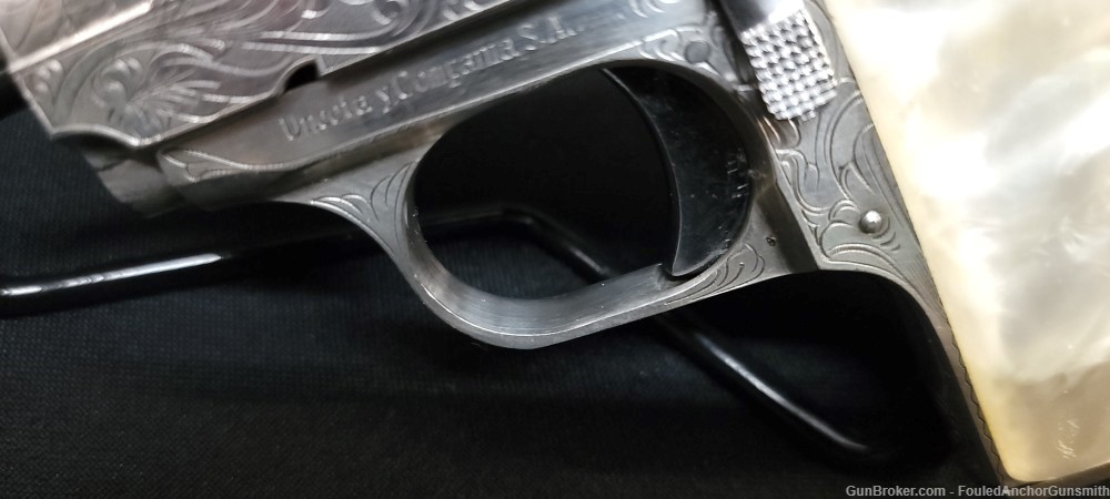 Astra Model 2000 Cub - 25 ACP - Chrome Engraved - Semi Auto Pistols at ...