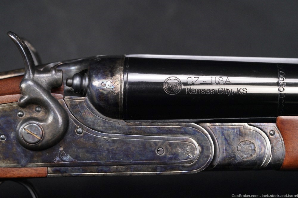 CZ-USA Huglu Hammer Coach 20" 12 GA CYL SxS Double Barrel Shotgun, MFD 2007 - Side By Side ...