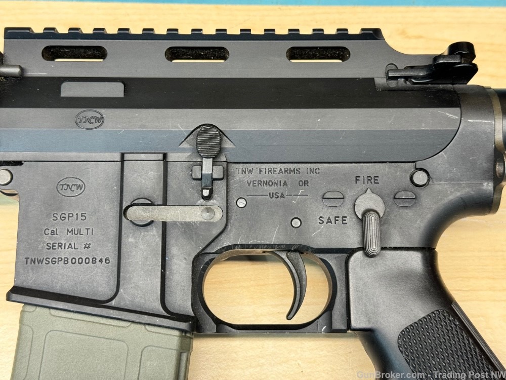 TNW SGP15 / SPG-QCB AR15- Piston Driven- 223/ 556 w/ Hot Swap Barrel ...