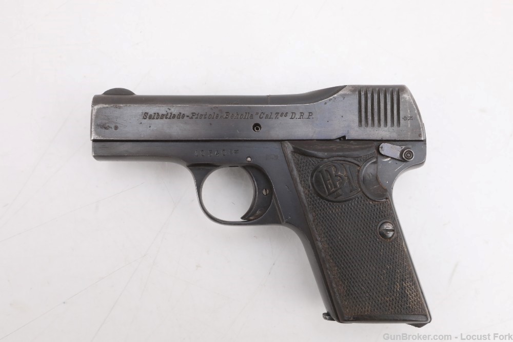 Becker & Hollander Suhl Beholla 7.62 32acp WWI Era 1915-18 Manuf C&R ...