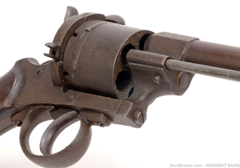European Pinfire Revolver 11mm 6-Shot Revolver Antique - Antique Guns ...