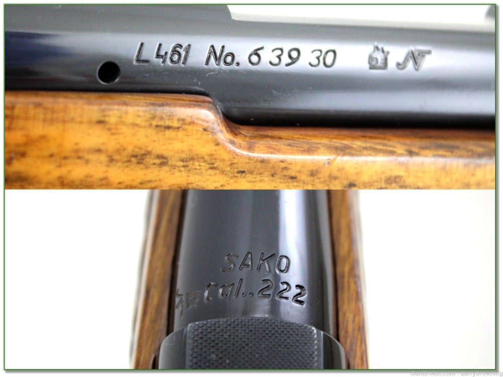 Sako L461 Deluxe RARE 222 Rem - Bolt Action Rifles at GunBroker.com ...