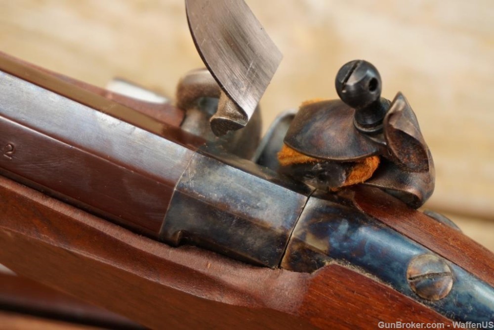 Pedersoli Mortimer flintlock TWO BARREL SET rifle & shotgun 12ga .54 ...