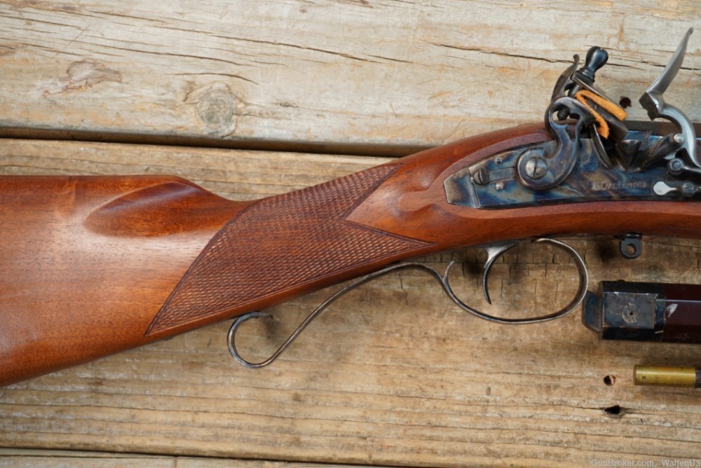 Pedersoli Mortimer flintlock TWO BARREL SET rifle & shotgun 12ga .54 ...