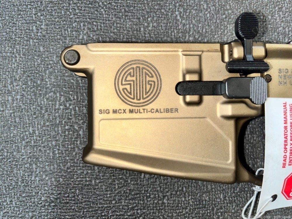 Sig Sauer MCX SPEAR Complete Lower Receiver Coyote Tan CT FDE LAYAWAY ...