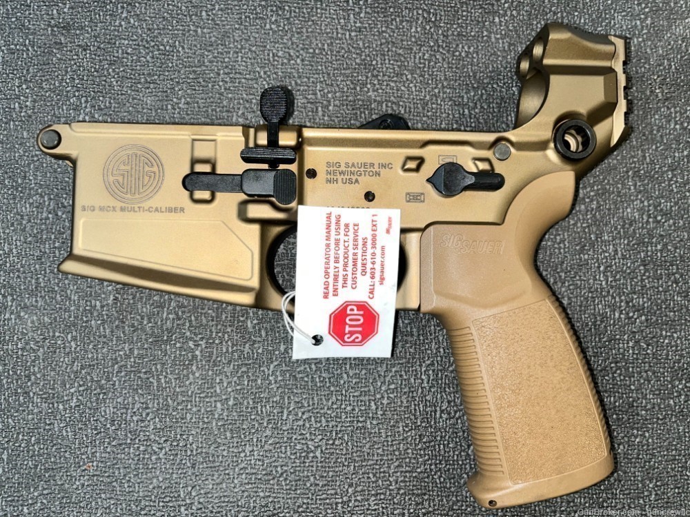 Sig Sauer MCX SPEAR Complete Lower Receiver Coyote Tan CT FDE LAYAWAY ...