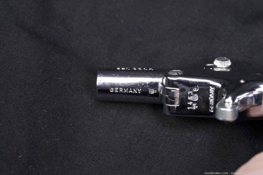 German Reck .22 LR Single-Action Top-Break Single-Shot Derringer 1960s ...