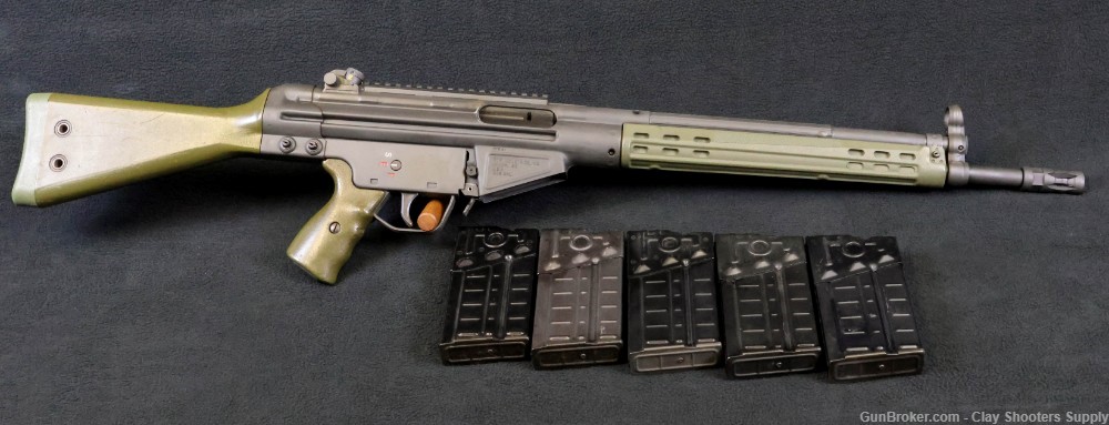 PTR 91 7.62 X 51mm 18" OD GREEN - Semi Auto Rifles at GunBroker.com ...