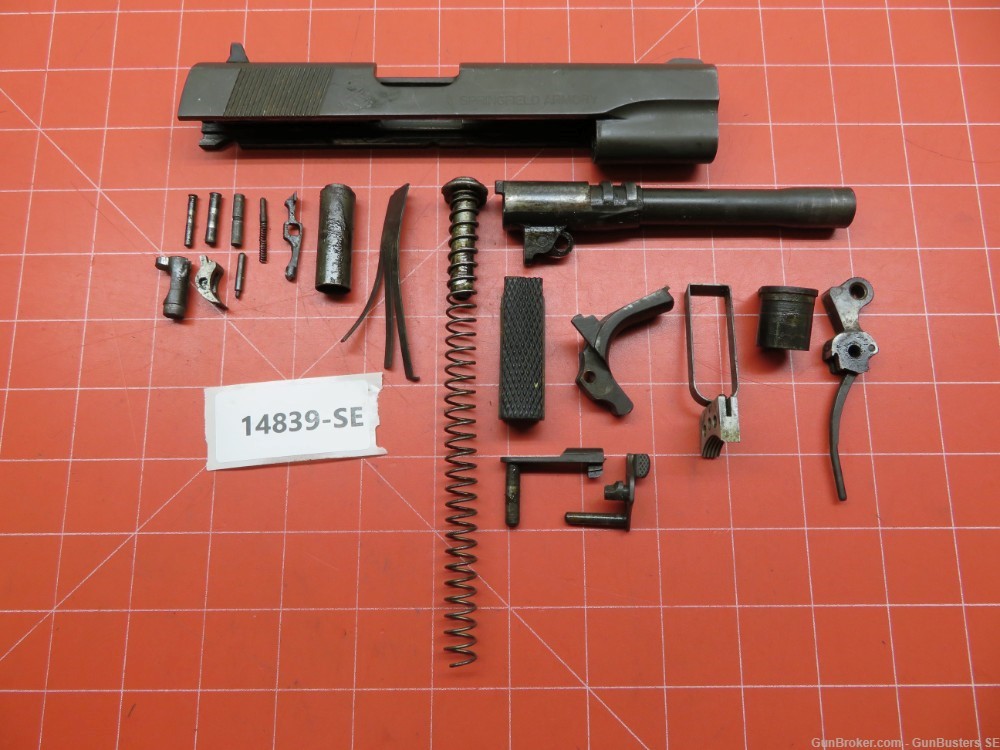 Springfield Armory 1911-A1 9mm Repair Parts #14839-SE - Gun Parts Kits ...