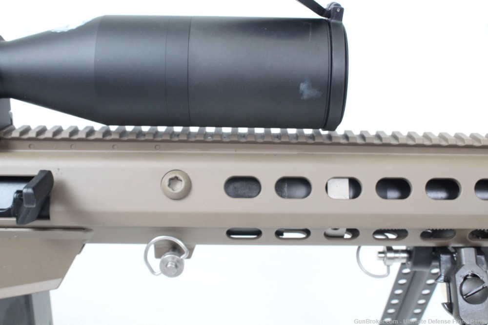As new Barrett M107A1 20" FDE 50 BMG Semi Auto Nightforce ATACR 5-25X56 ...