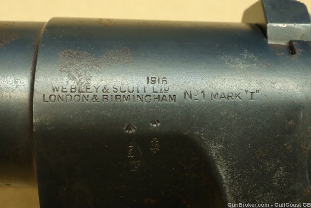 Webley & Scott No 1 Mark I Flare Gun With Stock GB0824WEB - WW1 & WW2 Collectibles at GunBroker ...