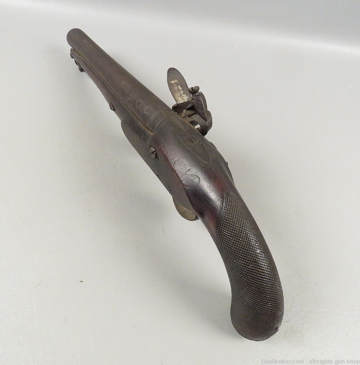 P BOND LONDON ANTIQUE MATCHED PAIR FLINTLOCK OFFICERS PISTOLS ...