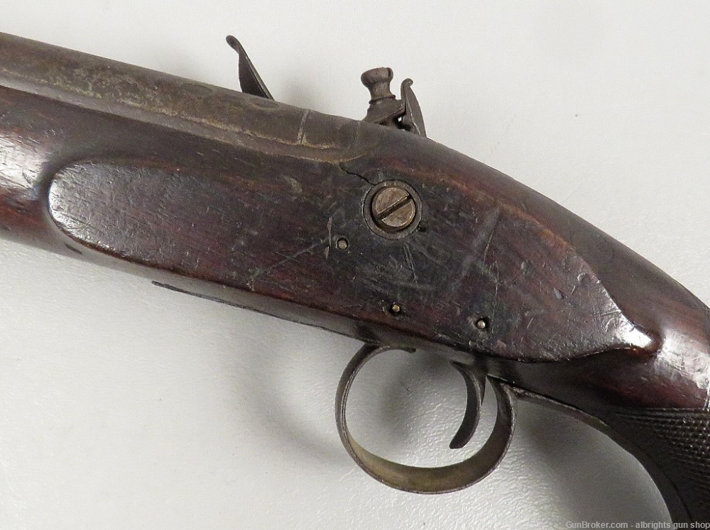 P BOND LONDON ANTIQUE MATCHED PAIR FLINTLOCK OFFICERS PISTOLS ...