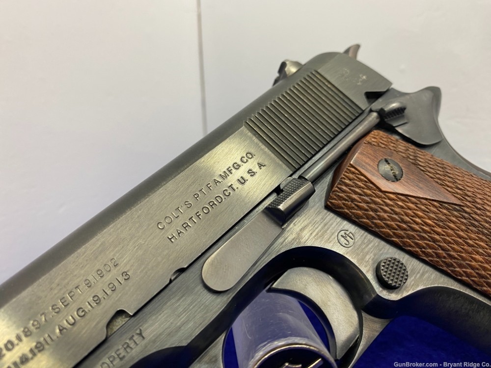 2007 Colt M1911 Model O Series 70 .45ACP Carbonia Blue *WWI ...