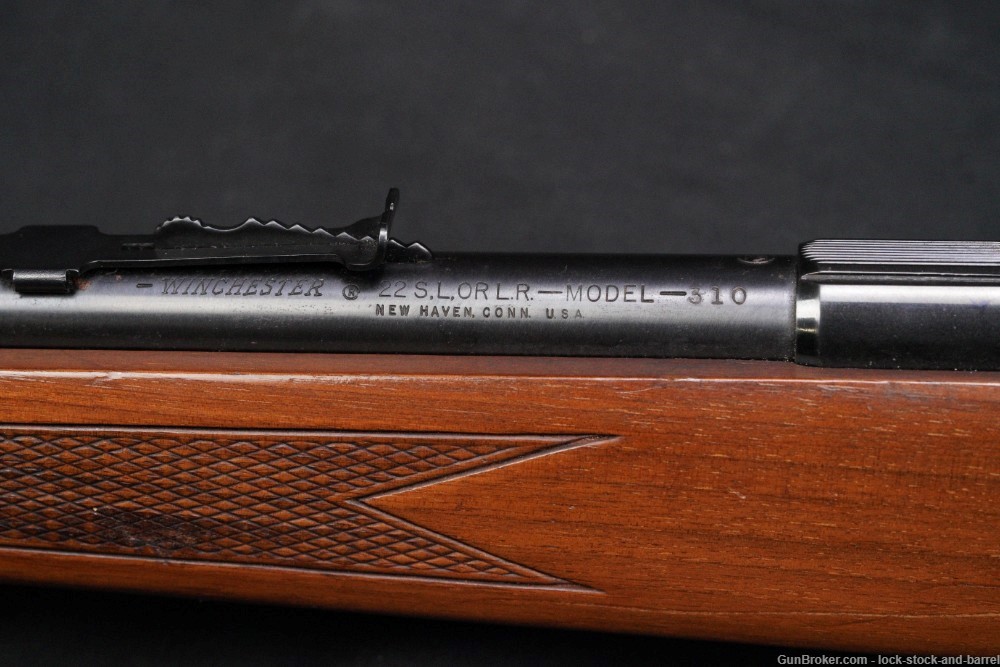 Winchester Model 310 .22 Short Long LR 22” Single Shot Bolt Action ...