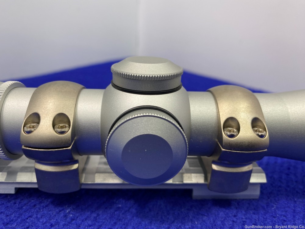 Leupold FX-II Handgun 4X28 Duplex - Silver *SCOPE BASE AND RINGS ...