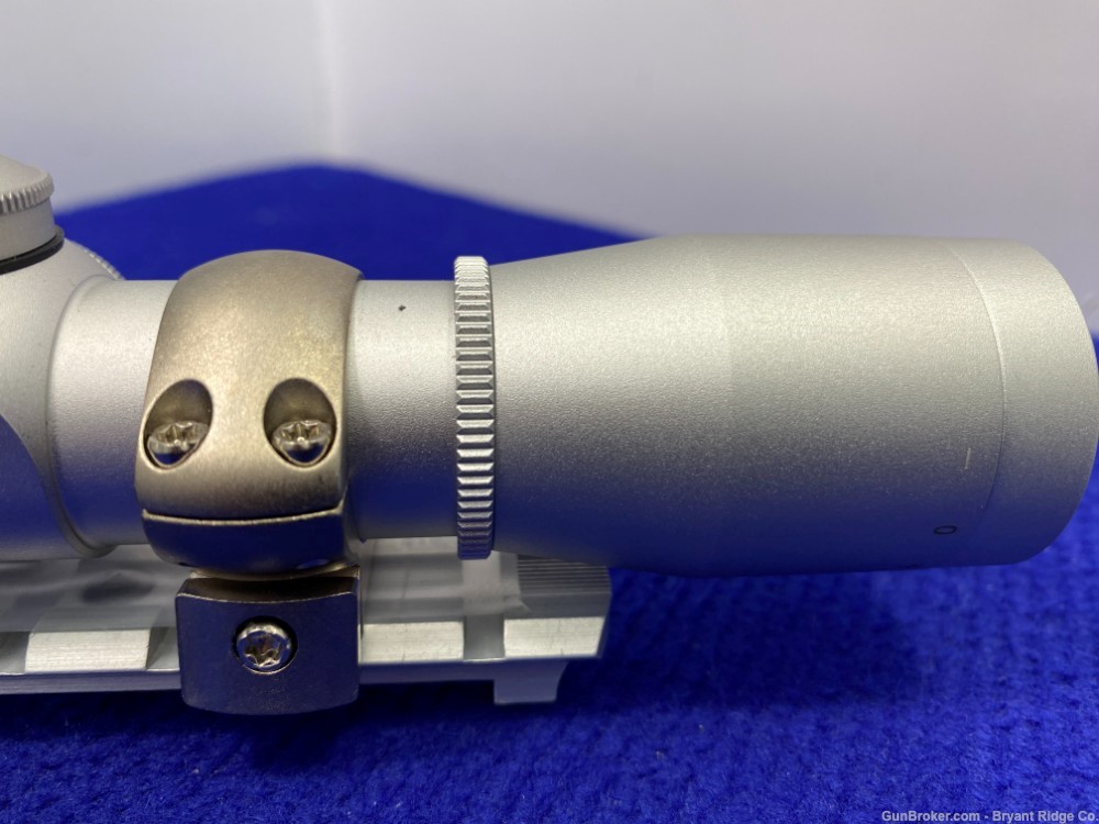 Leupold FX-II Handgun 4X28 Duplex - Silver *SCOPE BASE AND RINGS ...