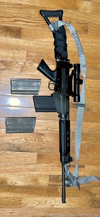 FN FAL Rhody Para Folding Stock & ARGY Para Stanag Scope Mount on SA58 ...