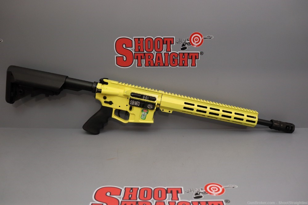 Kulas Customs Yellow K-4 5.56Nato 16" [Broken Part] - Semi Auto Rifles ...