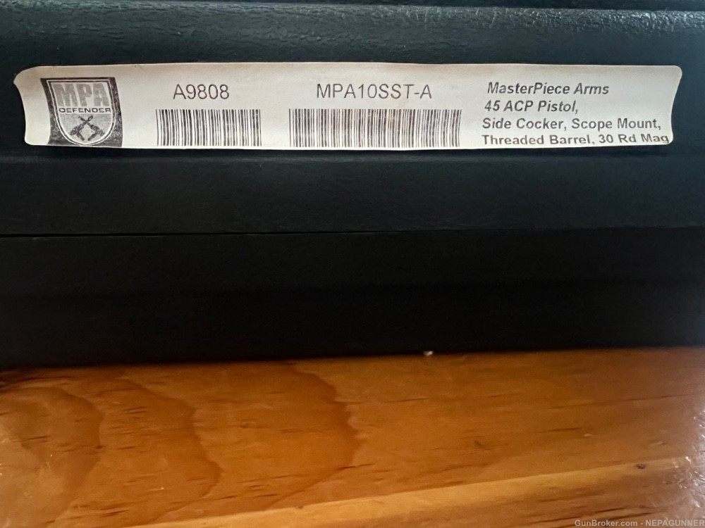 MasterPiece Arms MPA10 - .45 ACP - MAC-10 - Optics Ready - MPA10SST-A - Semi Auto Pistols at ...