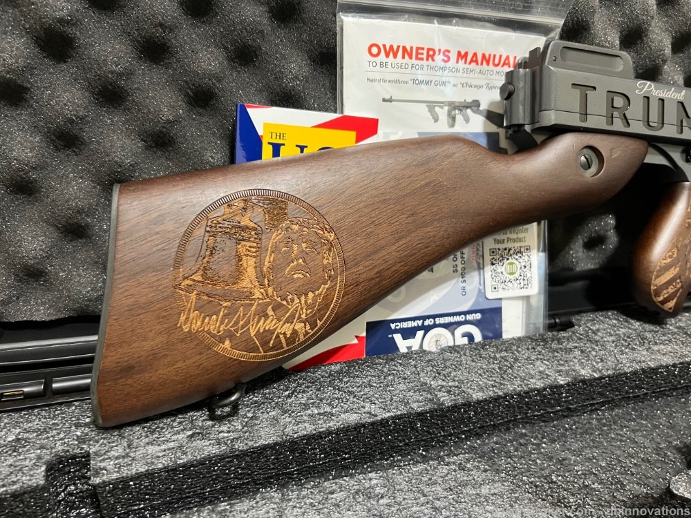 Trump Thompson 1927A1 .45 50rd Save America Tommy Gun T1-14-50DC2 NEW ...