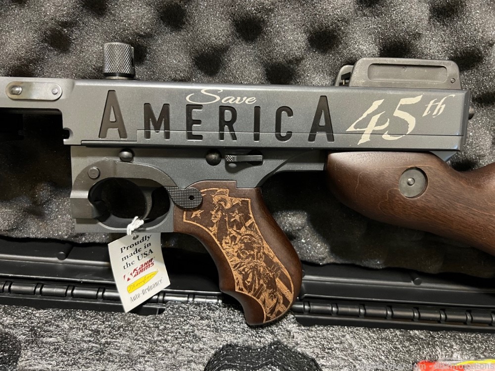 Trump Thompson 1927A1 .45 50rd Save America Tommy Gun T1-14-50DC2 NEW ...