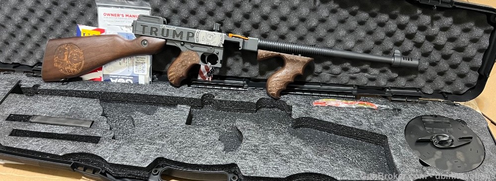 Trump Thompson 1927A1 .45 50rd Save America Tommy Gun T1-14-50DC2 NEW ...