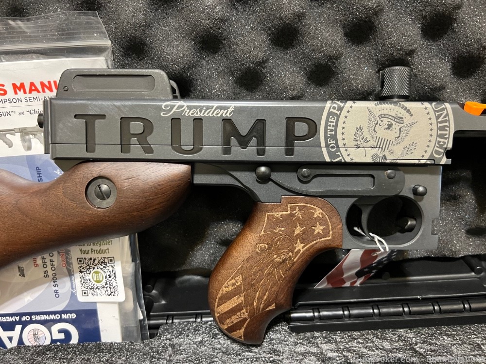 Trump Thompson 1927A1 .45 50rd Save America Tommy Gun T1-14-50DC2 NEW ...