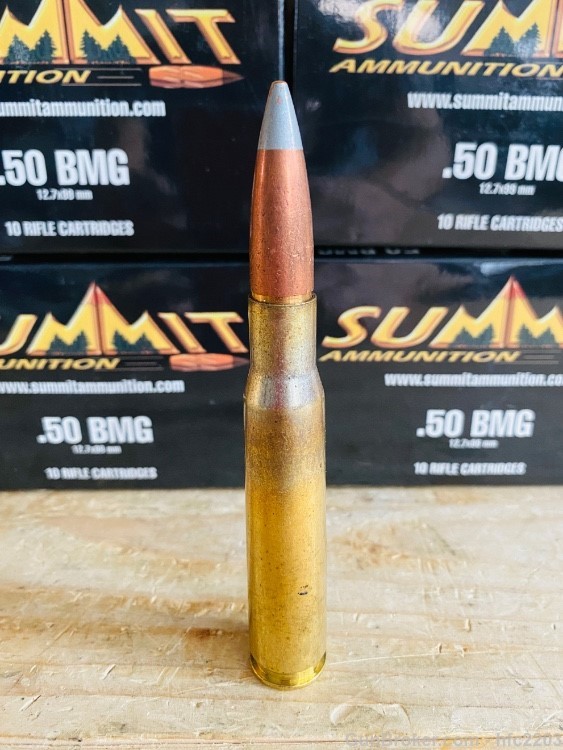 (40) Rds of Summit 50 BMG 649gr M8 API SA-M8 MOD2 Ammo NIB 12.7x99mm ...