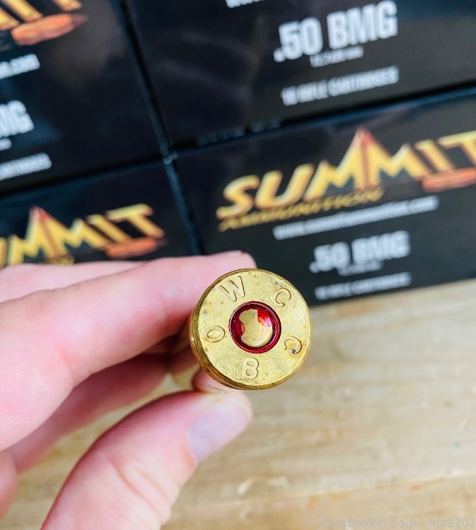 (40) Rds of Summit 50 BMG 649gr M8 API SA-M8 MOD2 Ammo NIB 12.7x99mm ...
