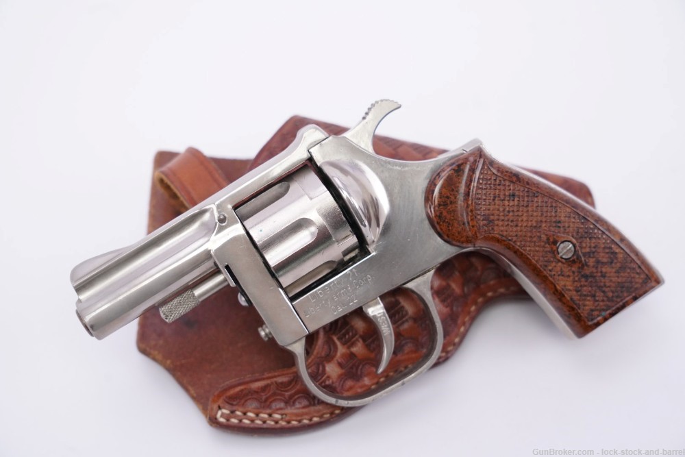 German Liberty Arms Model 21 Nickel .22 LR 2.18” Double Action Revolver ...