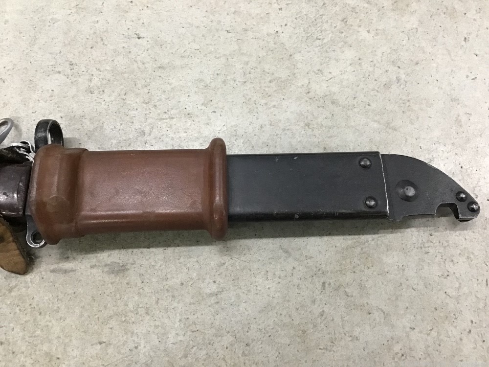 Hungarian AK-47 AKM Type 1 Bayonet With Scabbard Penny Auction NR 0.01 ...