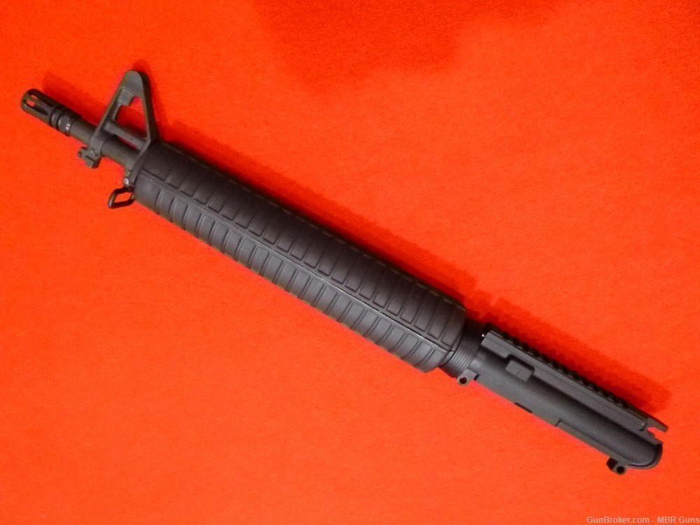 AR15 Upper Assembly 16" Dissipator Barrel A2 FSB Rifle Length Gas 5.56 ...
