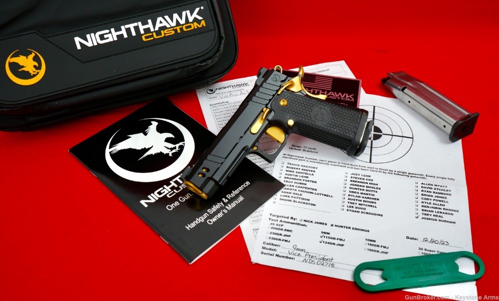 1 of A Kind Nighthawk Custom Vice President 2011 DOUBLE STACK Commander ...