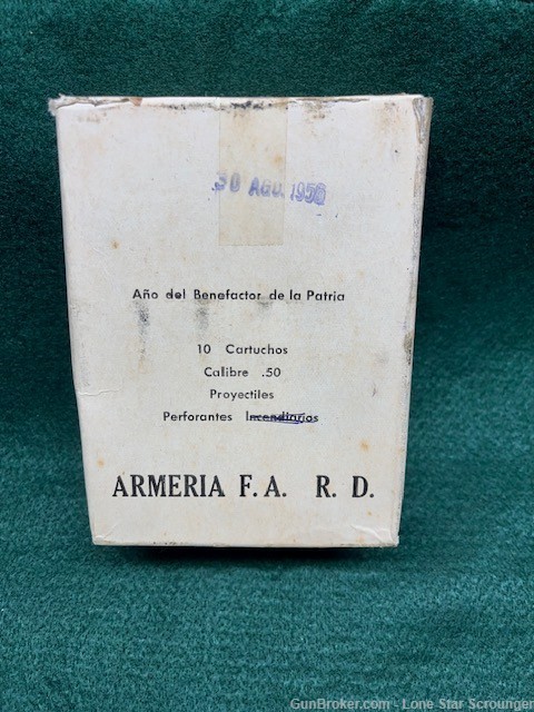 50 BMG Yellow Tip Armor Piercing Dominican Republic .50 Caliber ...